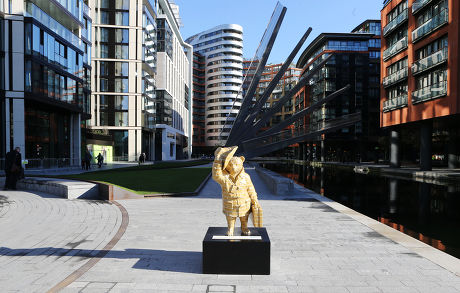 Paddington Bear Statues Around London Brick Editorial Stock Photo ...