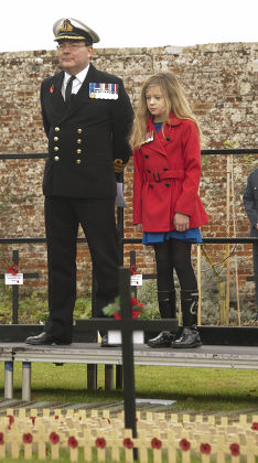 Georgina Loring Stands Alongside Her Father Editorial Stock Photo ...