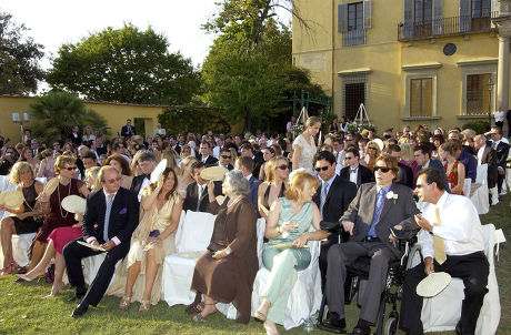 THE WEDDING OF ANNA GETTY AND GREGORY PRUSS, VILLA DI MAIANO, FLORENCE ...