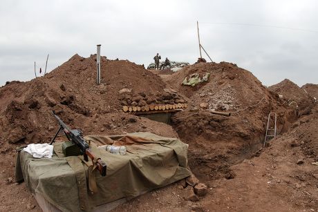 Ukrainian Army Trenches Editorial Stock Photo - Stock Image | Shutterstock