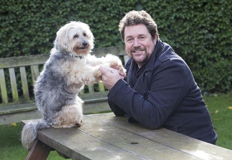 Michael Ball His Bionic Dog Freddie Editorial Stock Photo - Stock Image ...