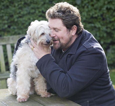 Michael Ball His Bionic Dog Freddie Editorial Stock Photo - Stock Image ...