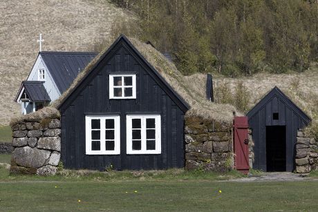 Typical Icelandic Houses Regional Museum Iceland Editorial Stock Photo ...
