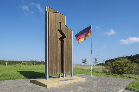 Monument German Division Reunification Designed By Editorial Stock ...