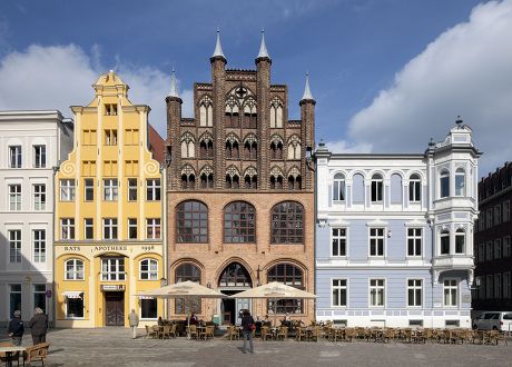 Historical Town Houses Northern German Gable Editorial Stock Photo ...