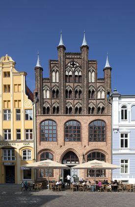 Historical Town House Northern German Gable Editorial Stock Photo ...