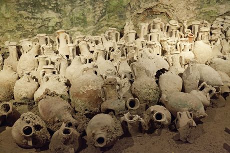 Ancient Vessels Cellar Underneath Pula Arena Editorial Stock Photo ...