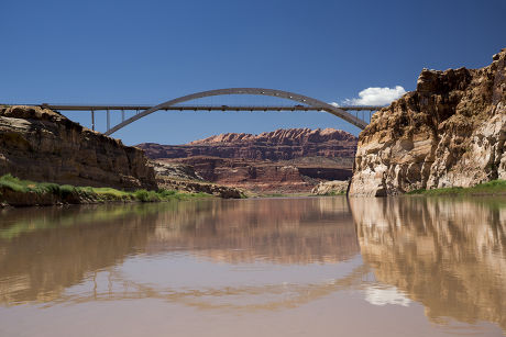 Bridge Over Colorado River Where River Editorial Stock Photo - Stock ...
