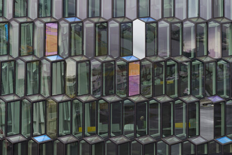 Windows Harpa Concert Hall Conference Centre Editorial Stock Photo ...