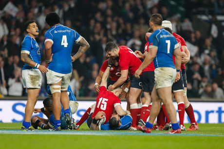 England Full Back Mike Brown Celebrates Editorial Stock Photo - Stock ...