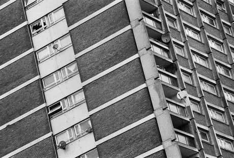 Tower Block On Downs Estate Editorial Stock Photo - Stock Image ...