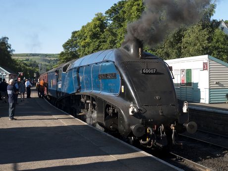 Vintage A4 Class Steam Locomotive Sir Editorial Stock Photo - Stock ...