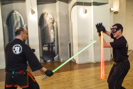 Padawans Jedi Apprentices During Training Session Editorial Stock Photo ...