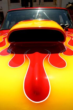 Hot Rod Hotrod Bonnet Hood Vent Editorial Stock Photo - Stock Image ...