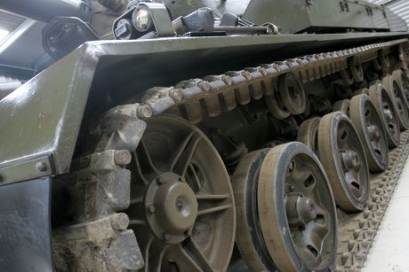 Tank Caterpillar Tracks Norfolk Tank Museum Editorial Stock Photo ...