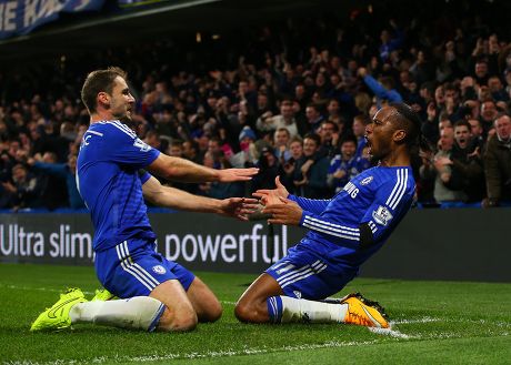 Didier Drogba Chelsea Celebrates Scoring His Editorial Stock Photo ...