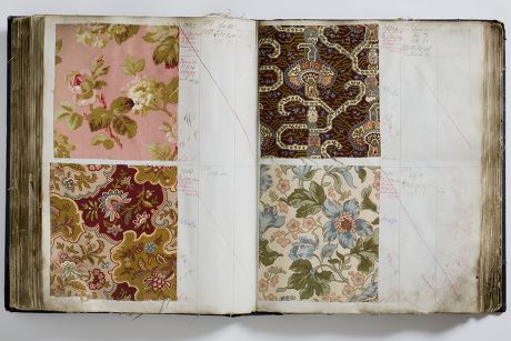 Pages Book Textile Samples Annotated By Editorial Stock Photo - Stock ...