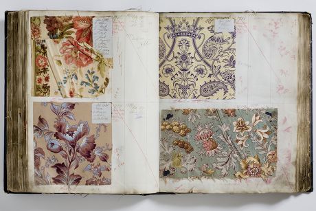 Pages Book Textile Samples Annotated By Editorial Stock Photo - Stock ...