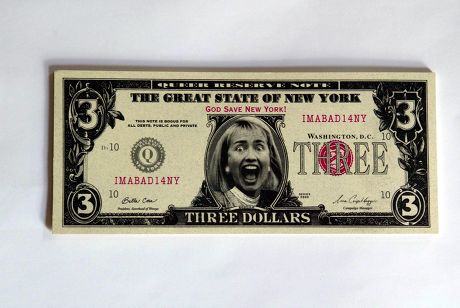 FAKE AMERICAN DOLLAR BILLS FEATURING ARNOLD SCHWARZENEGGER, GEORGE W ...