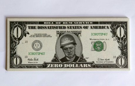 Fake Zero Dollar Bill Featuring Bill Editorial Stock Photo - Stock ...