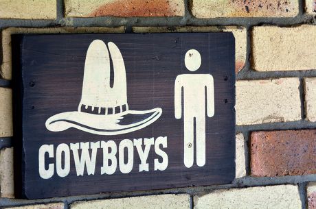 Cowboys Toilet Sign Editorial Stock Photo - Stock Image | Shutterstock