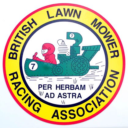 Logo British Lawn Mower Racing Association Editorial Stock Photo ...