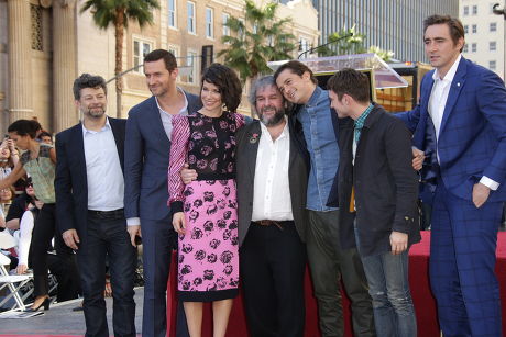 Andy Serkis Orlando Bloom Evangeline Lilly Editorial Stock Photo ...