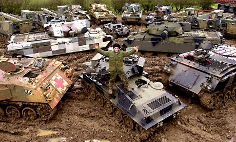 Nick Meade Some His Collection Tanks Editorial Stock Photo - Stock ...