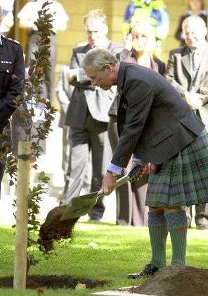 Prince Charles Planting Tree Commemorate His Editorial Stock Photo ...