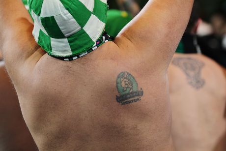 Sporting Lisbon Fans Displays His Tattoo Editorial Stock Photo - Stock ...