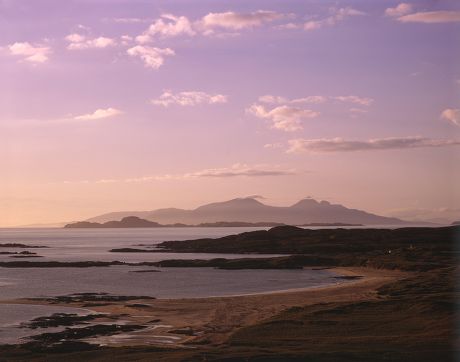 Island Rhum Shore Sanna Bay Ardnamurchan Editorial Stock Photo - Stock ...