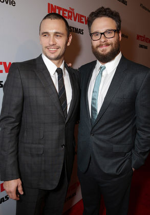 'The Interview' film premiere, Los Angeles, America - 11 Dec 2014 Stock ...