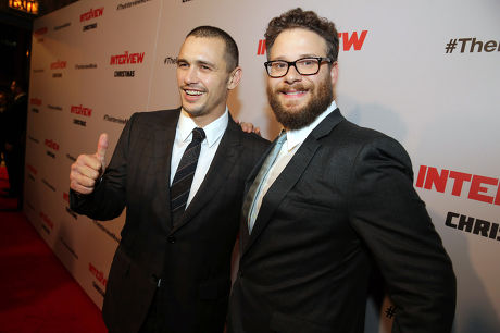 'The Interview' film premiere, Los Angeles, America - 11 Dec 2014 Stock ...