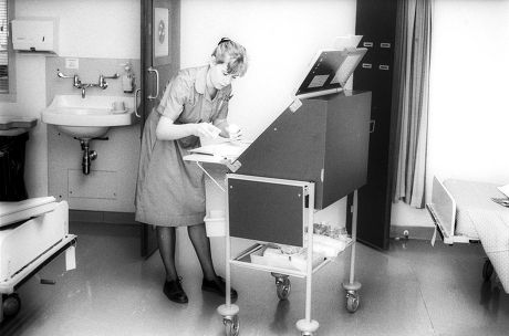 Nurse Drug Trolley Editorial Stock Photo - Stock Image | Shutterstock