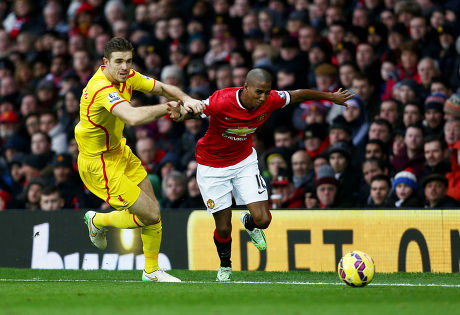 Ashley Young Manchester United Jordan Henderson Editorial Stock Photo ...