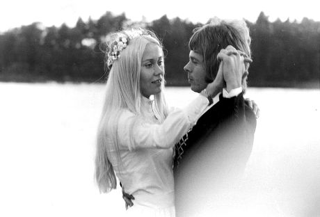 Abba Agnetha Faltskog Bjorn Ulvaeus Wedding Redakčních stock fotografií ...