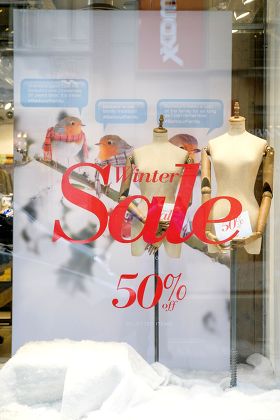 Barbour Store Window Displaying Discount Signs Editorial Stock Photo ...
