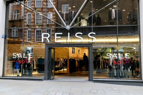Reiss Store Window Displaying Discount Signs Editorial Stock Photo ...