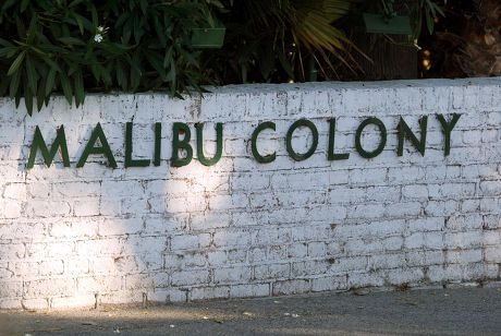 Malibu Colony Sign Editorial Stock Photo - Stock Image | Shutterstock