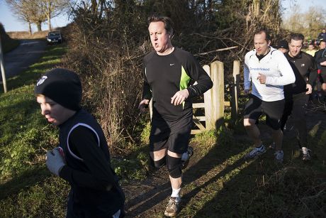 15 Prime Minister David Cameron runs in the Great Brook Run ...