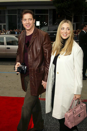 Brendan Fraser Wife Afton Smith Editorial Stock Photo - Stock Image ...