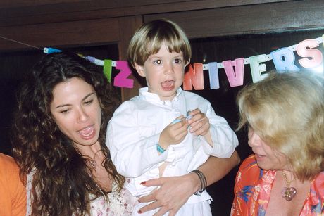 Luciana Gimenez Morad Son Lucas Jagger Editorial Stock Photo - Stock ...
