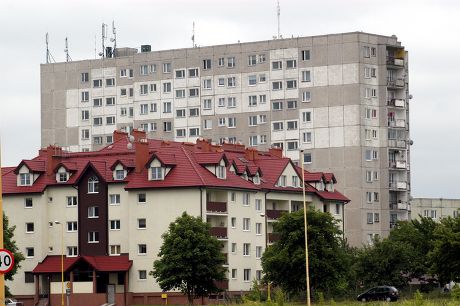 Polish Architecture 1960s 1990s Szczecin Editorial Stock Photo - Stock ...
