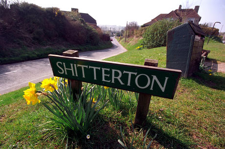 Village Sign Shitterton Dorset Editorial Stock Photo - Stock Image ...