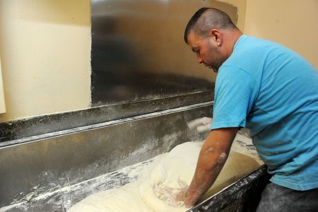 Bakery Malta Making Traditional Ftira Bread Editorial Stock Photo ...