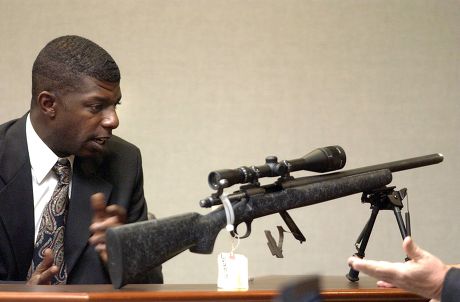 Convicted Sniper John Allen Muhammad Center Editorial Stock Photo ...