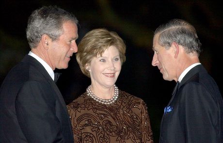 George W Bush Laura Bush Prince Editorial Stock Photo - Stock Image ...