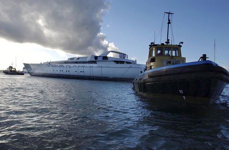Mirabella V Yacht Before Launch Editorial Stock Photo - Stock Image ...