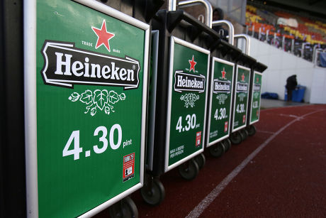 Pints Heineken Sold Stadium Editorial Stock Photo - Stock Image ...