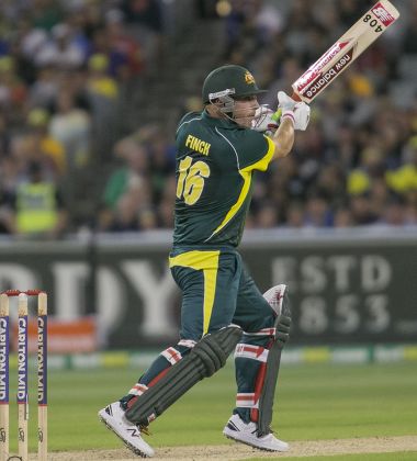 Aaron Finch Batting During Australia V Editorial Stock Photo - Stock ...